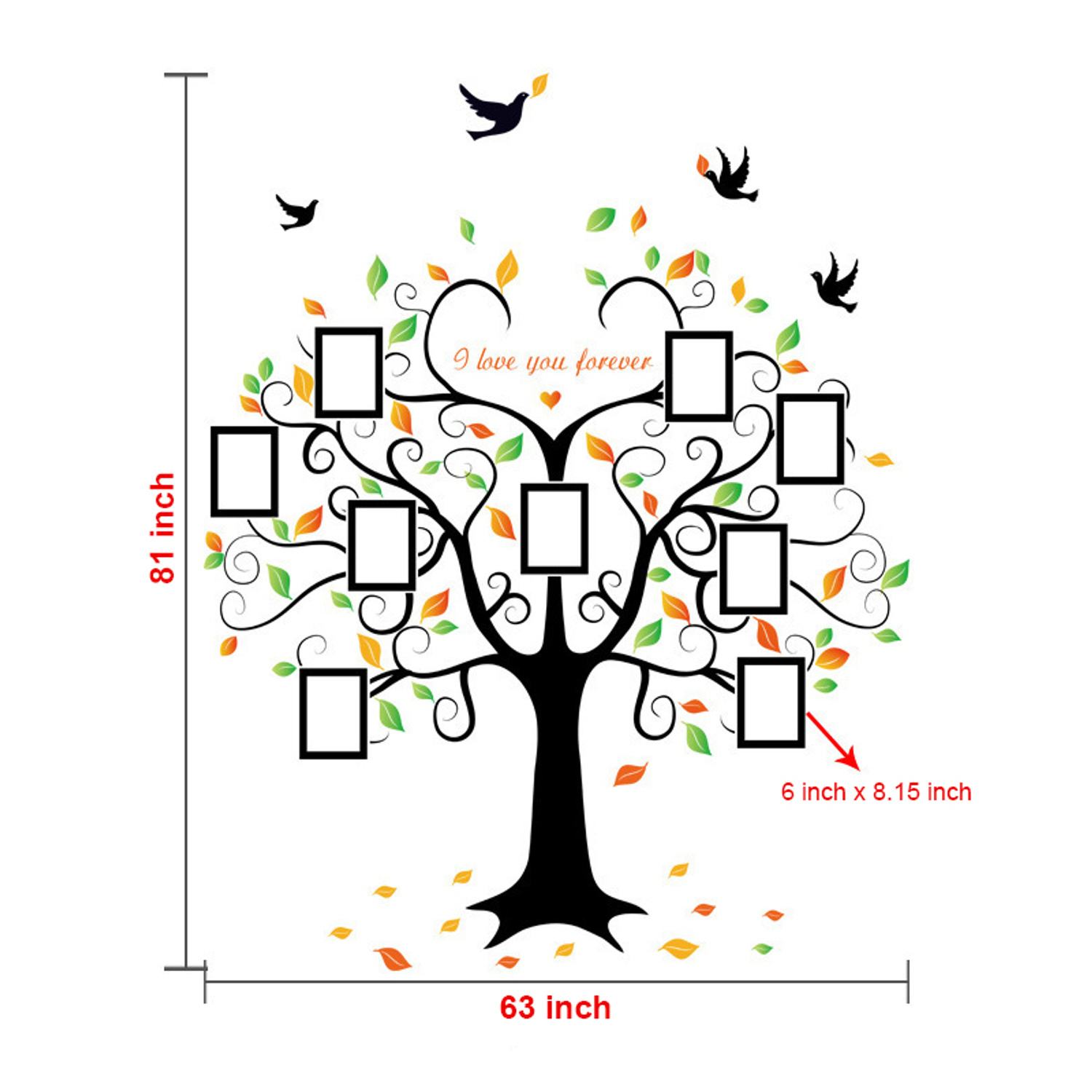 Large Tree Template For Wall